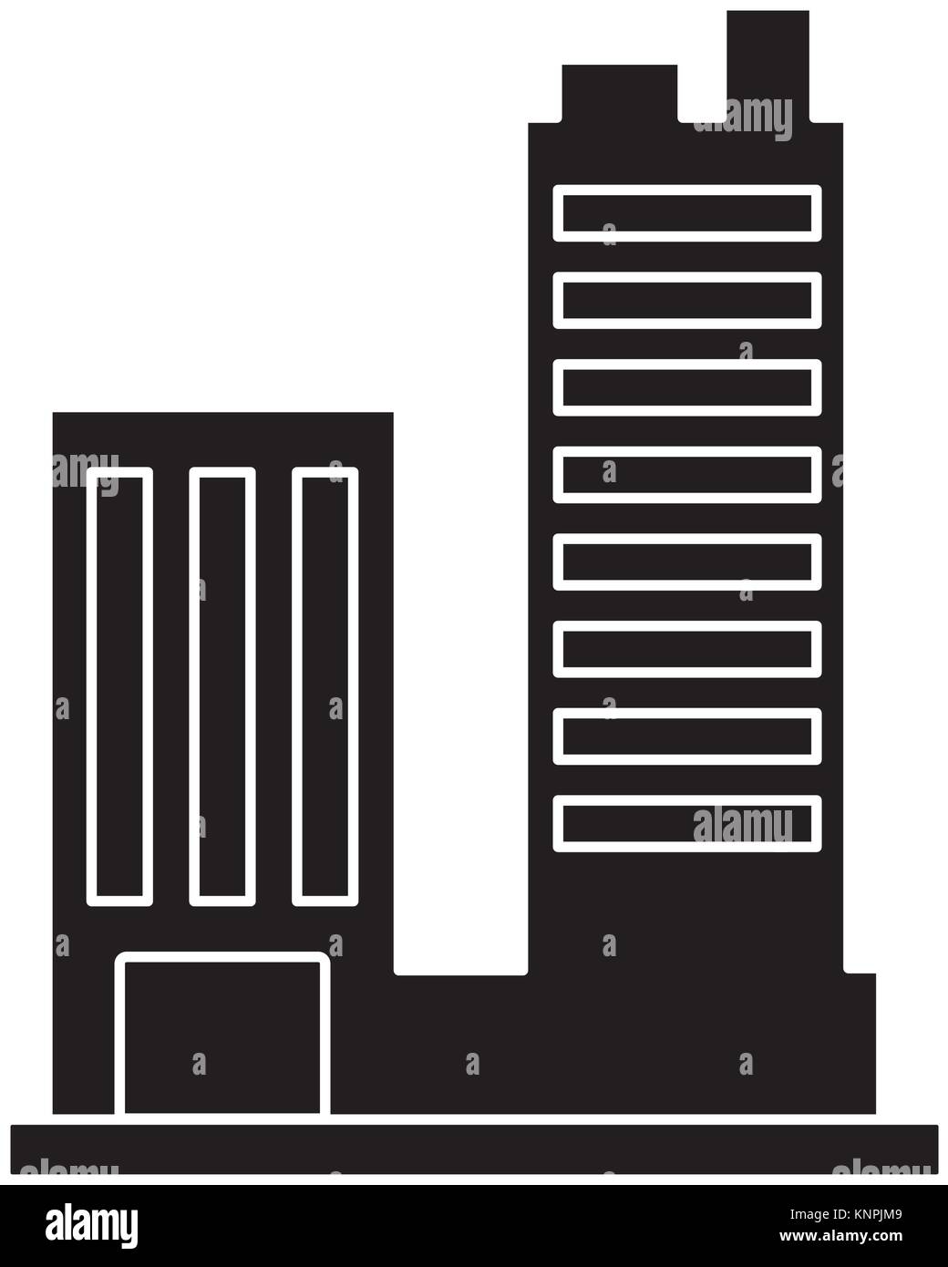 City buildings symbol Stock Vector Image & Art - Alamy