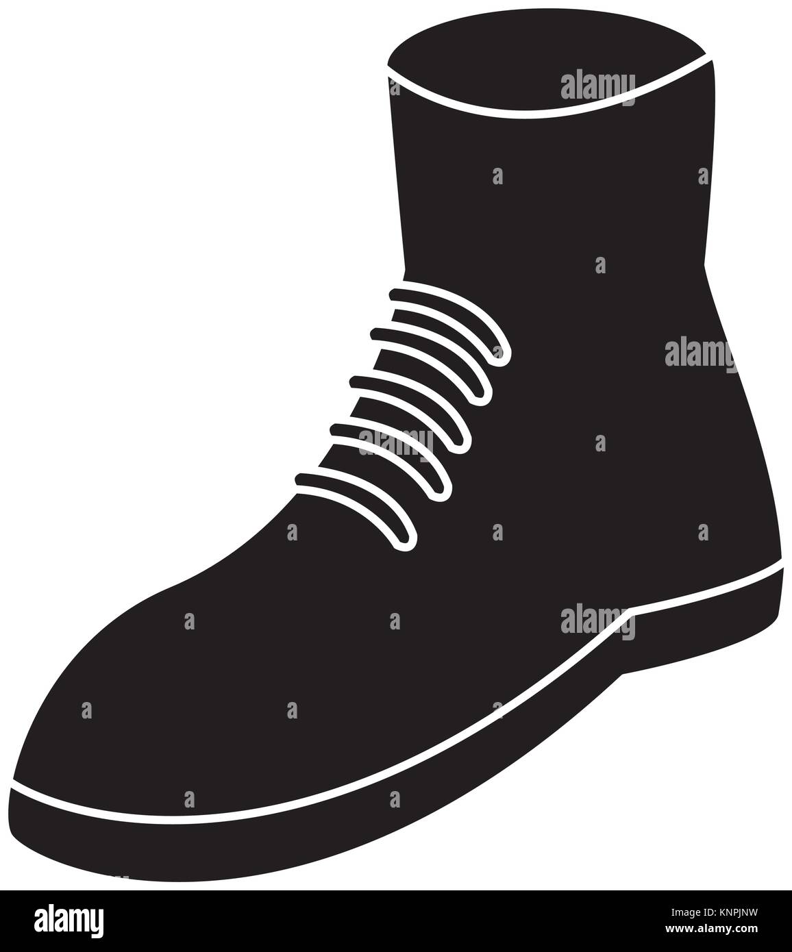 Man boot footwear Stock Vector Image & Art - Alamy