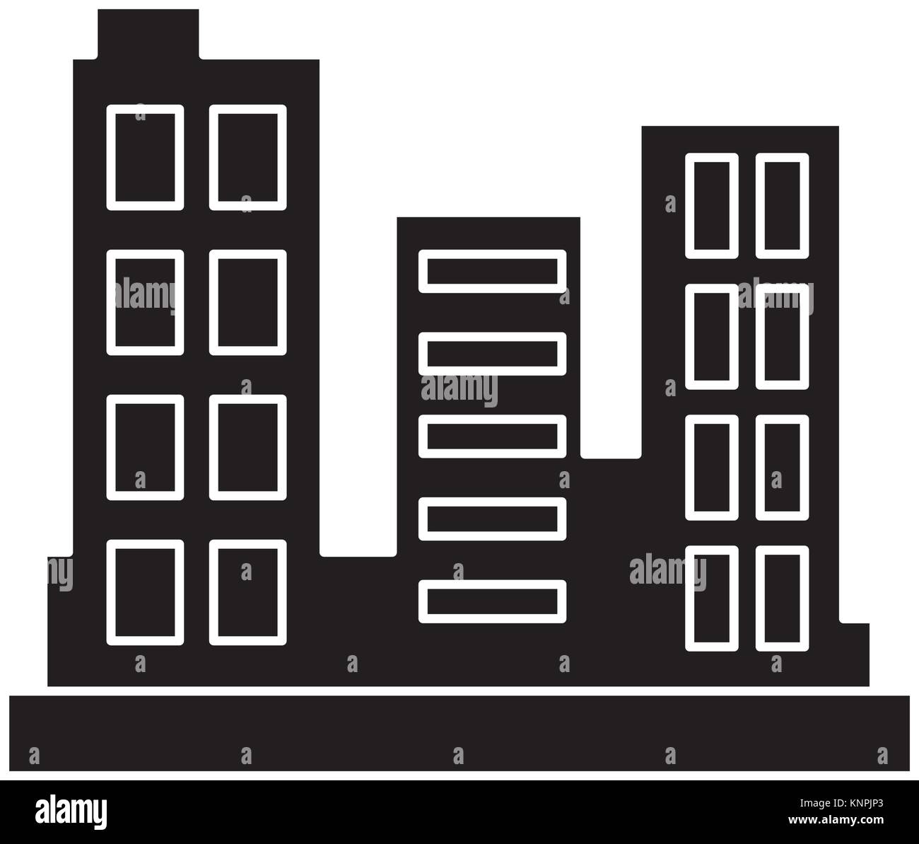City buildings symbol Stock Vector Image & Art - Alamy