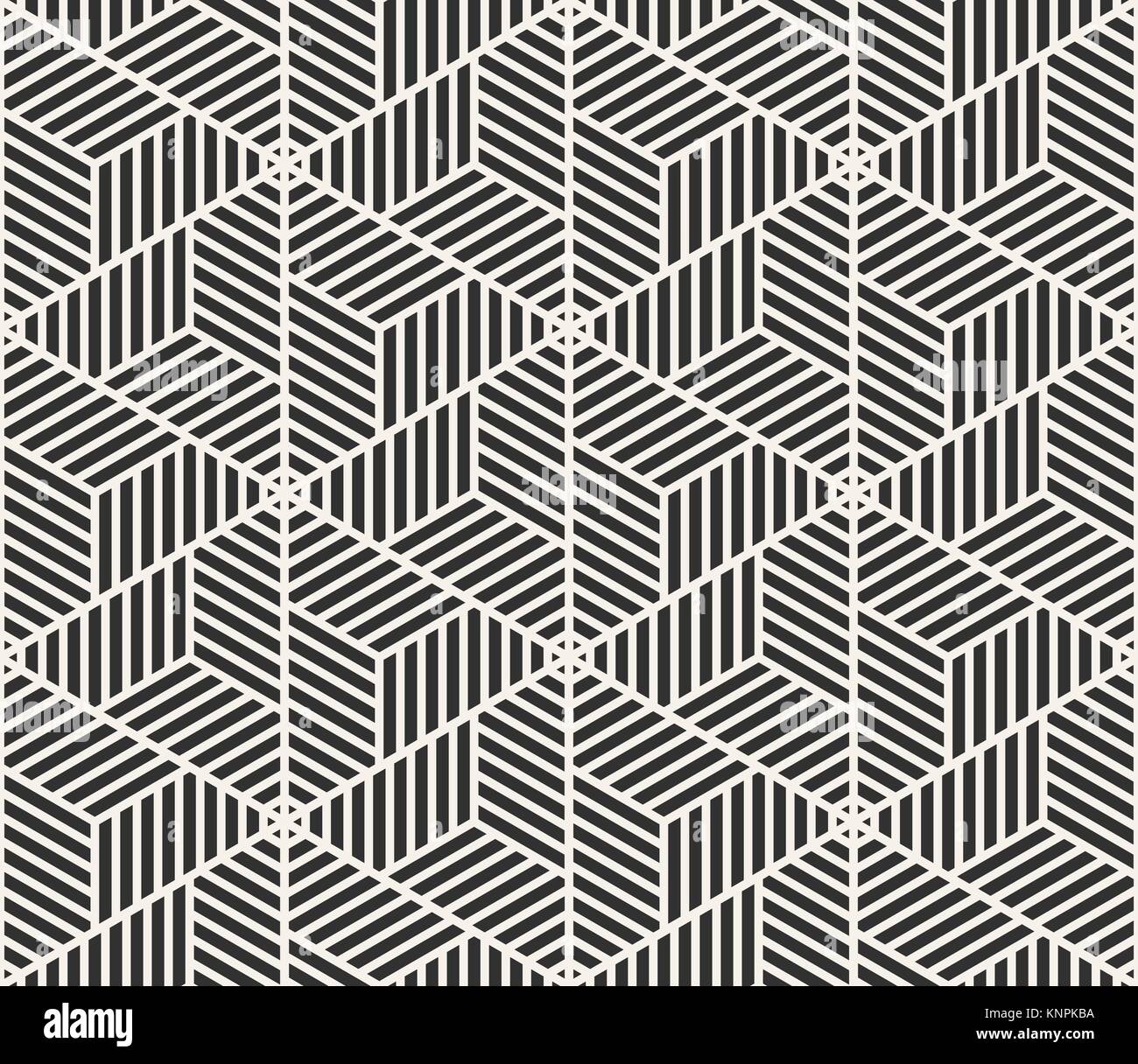 Vector seamless lines pattern. Modern stylish triangle shapes texture ...
