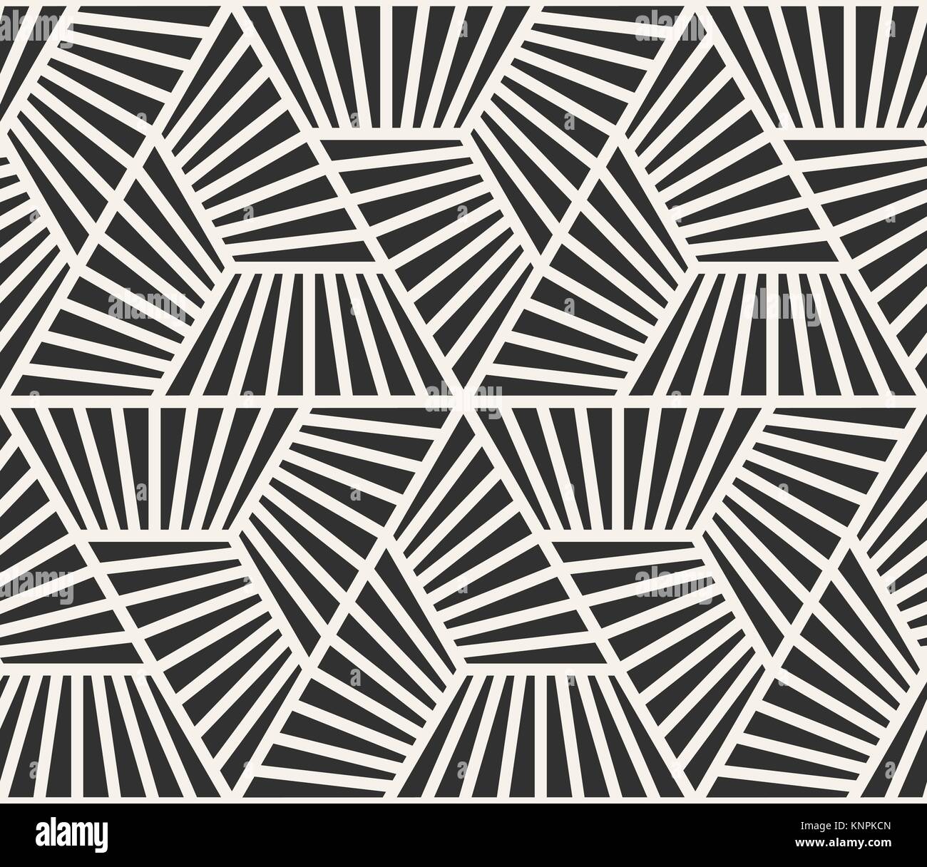Vector seamless lines pattern. Modern stylish triangle shapes texture ...