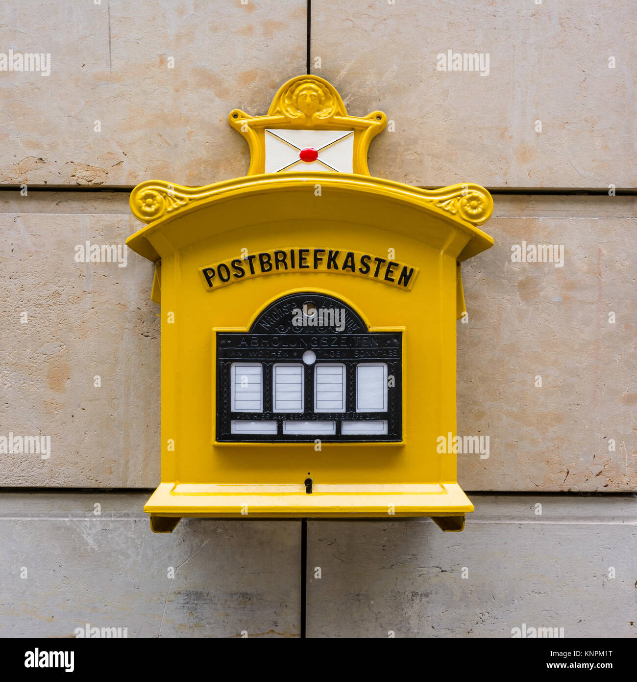 Antique german letter box hi-res stock photography and images - Alamy