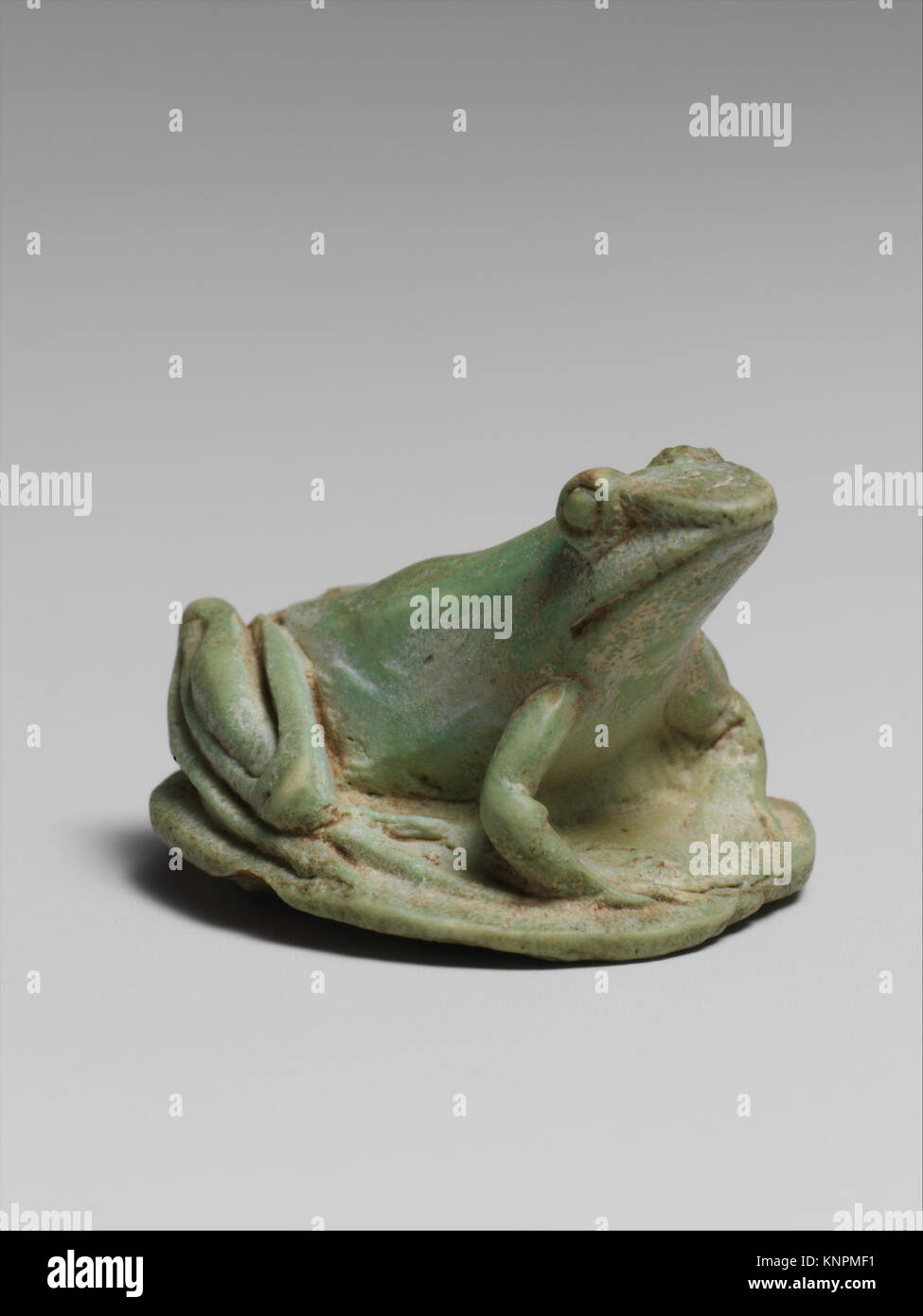 A faience amulet depicting a tree frog from the Metropolitan Museum of ...