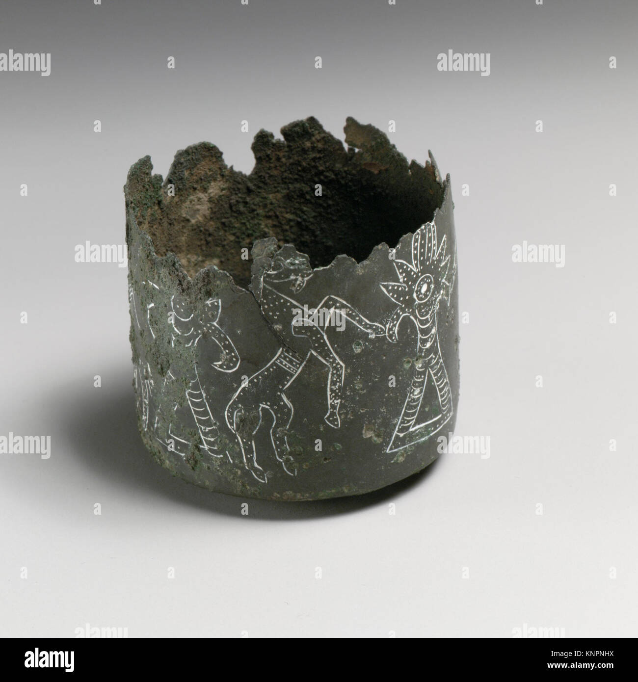 Engraved bronze pyxis hi-res stock photography and images - Alamy