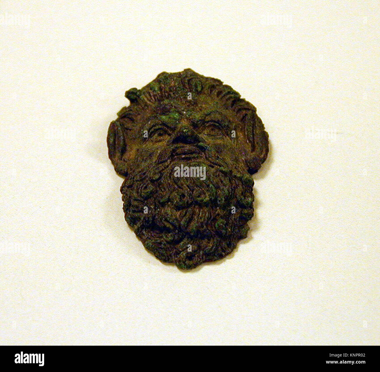 Bronze handle attachment in the form of a satyr mask MET dp1723027 ...