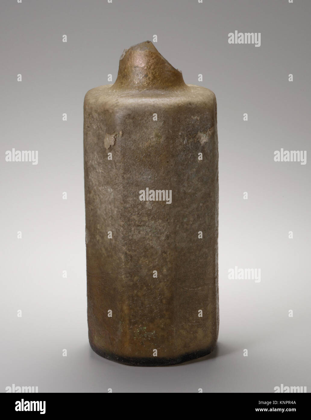 Glass octagonal bottle MET DP102341 256734 Stock Photo - Alamy