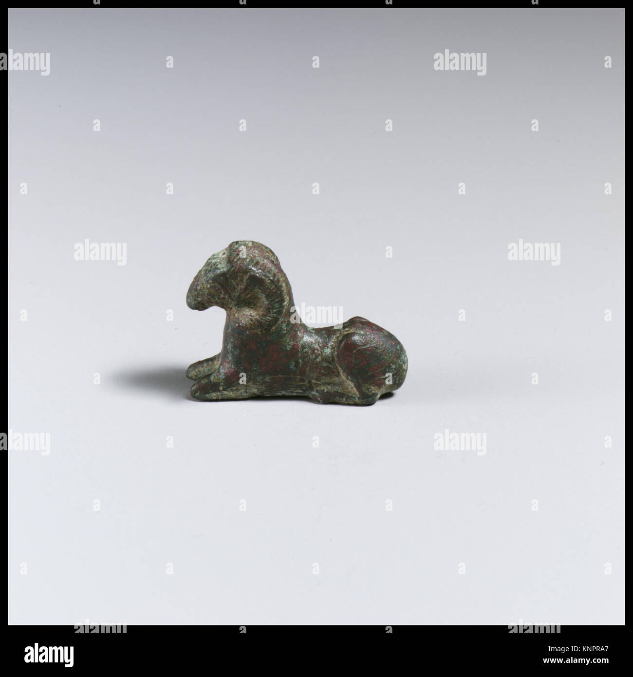 Bronze statuette of a ram MET DP2094 256834 Stock Photo - Alamy