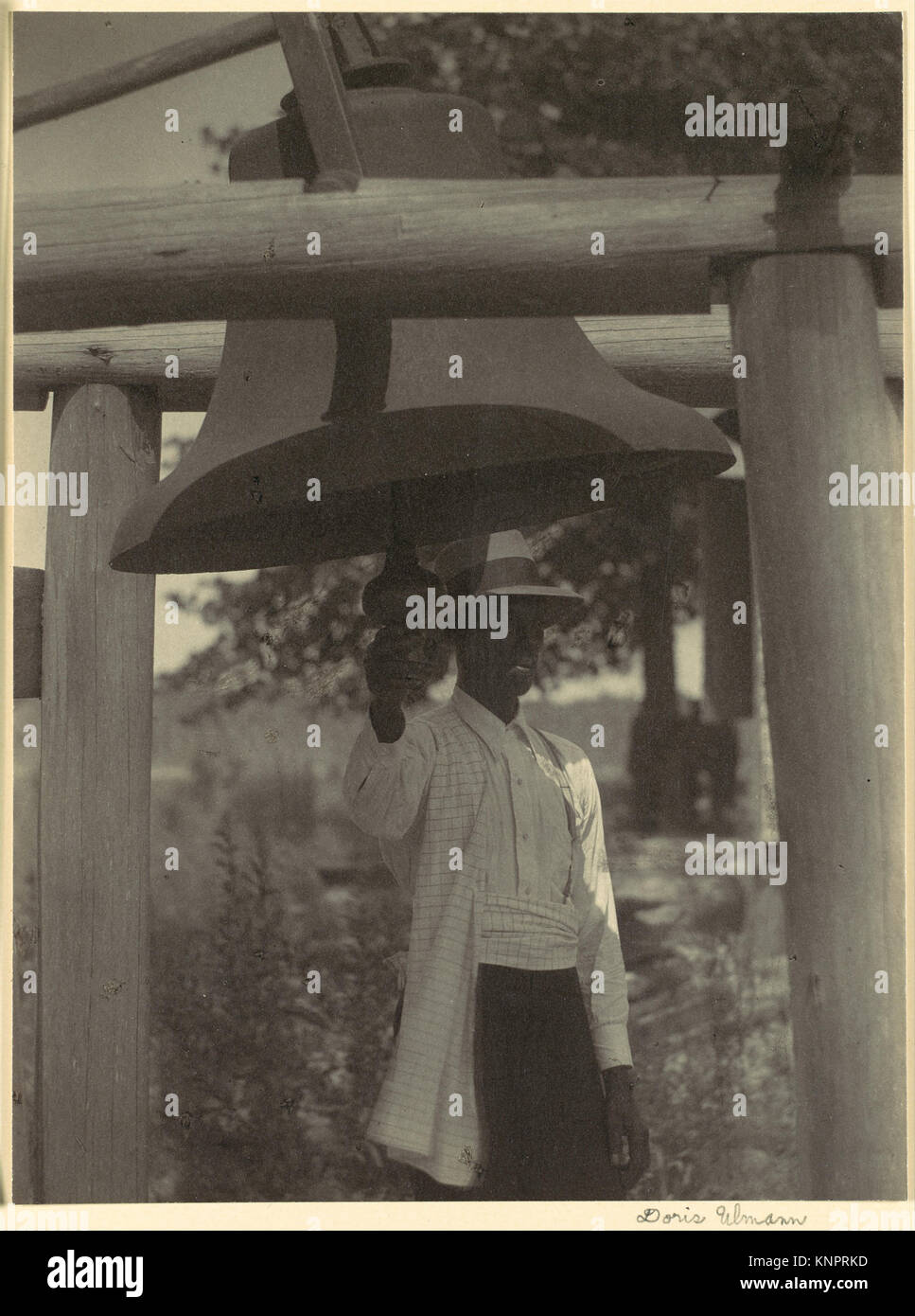 -Bell Ringer Outside a Church- MET DP106370 265326 Stock Photo - Alamy