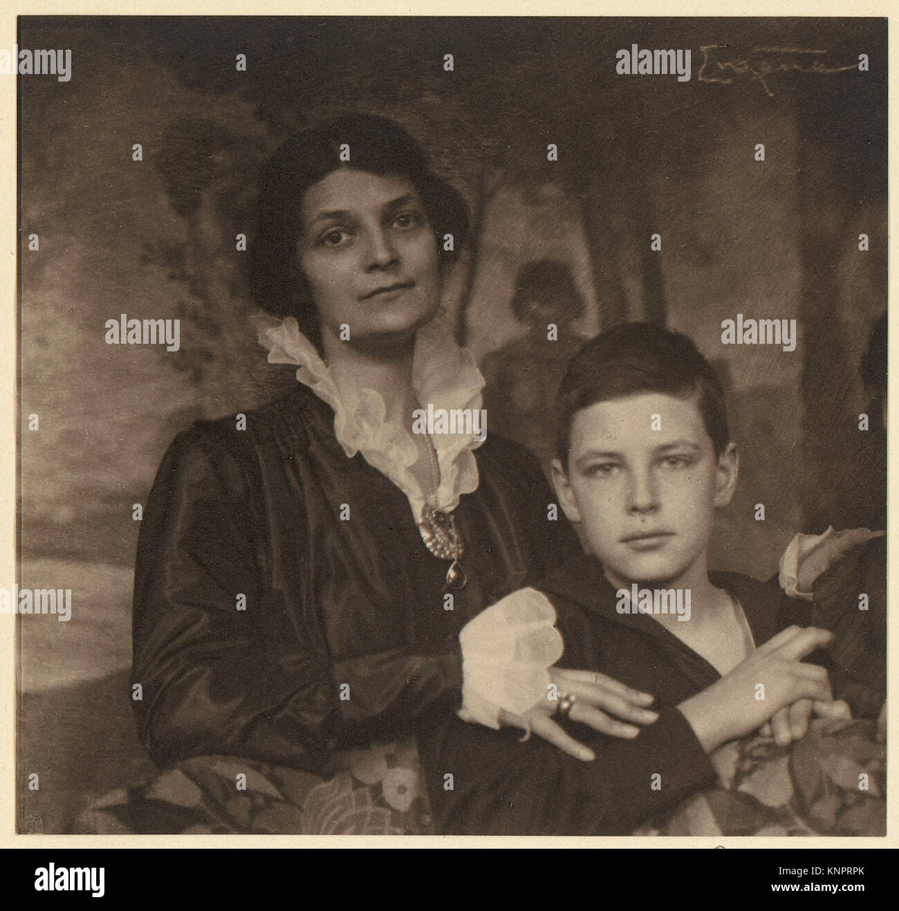 A 1900s platinum print by Frank Eugene titled 'Frau Frieda and Franz S ...