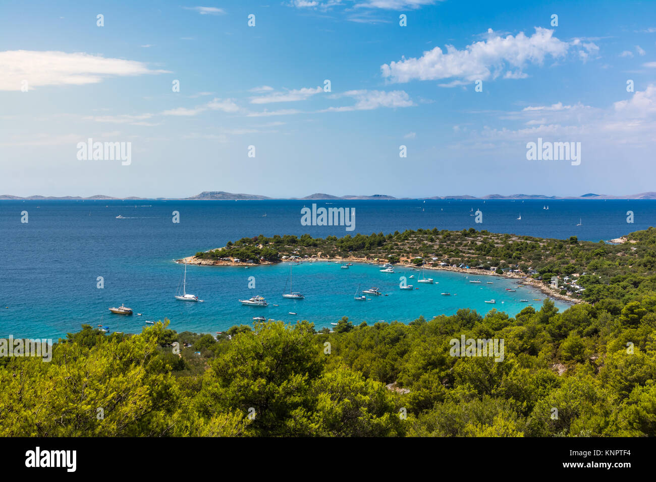 Marvelous Ocean Landscape of Murter Croatia Mediterannean European ...