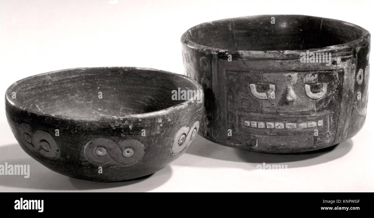 Historic ceramic bowl with round form, decorative features, and ...