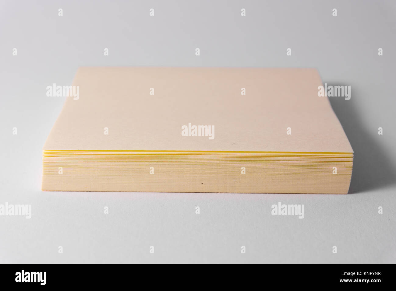 Sticky Notes Notepad Yellow Square White Background Office Supply Stock ...