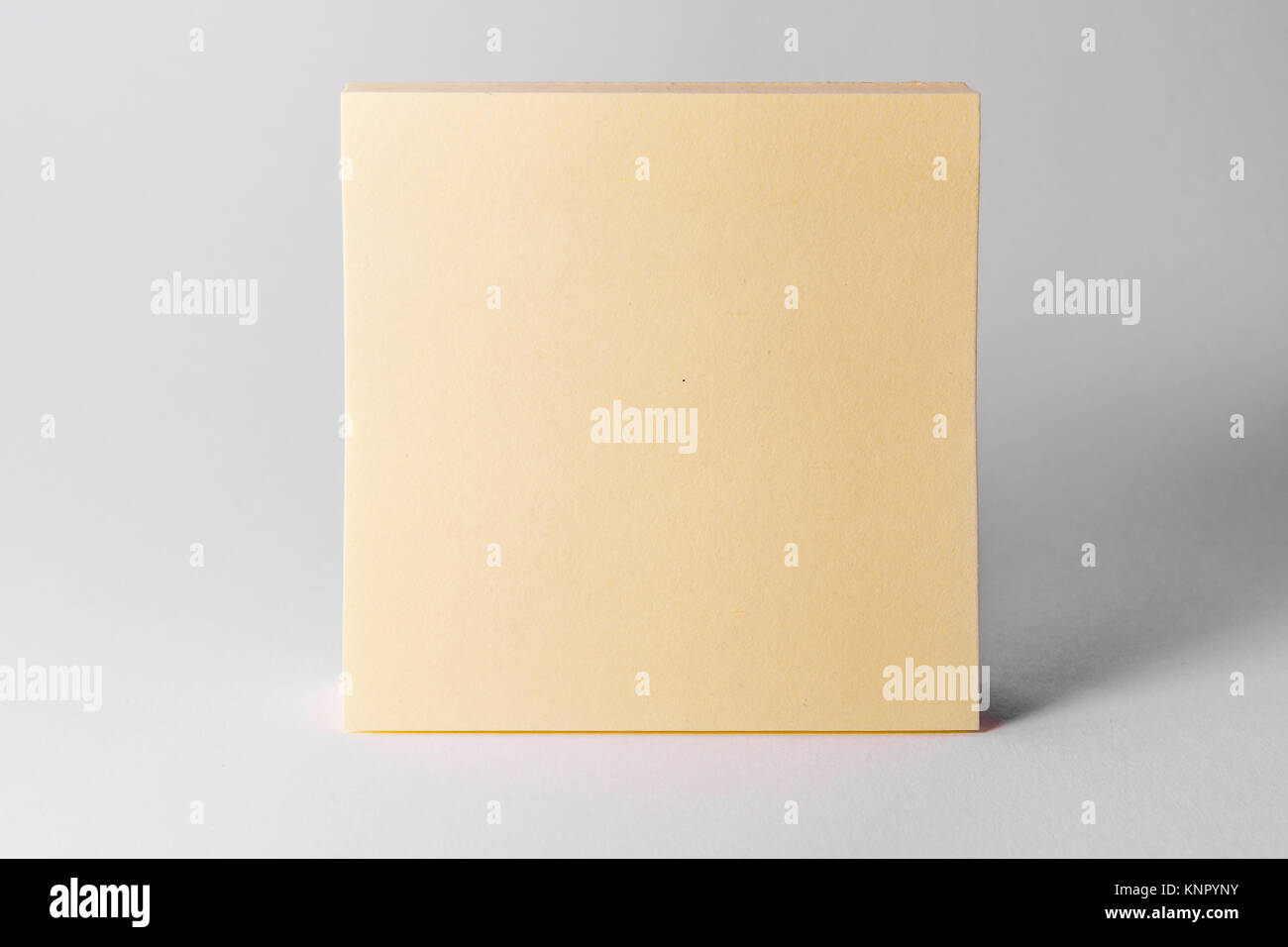 Sticky Notes Notepad Yellow Square White Background Office Supply Stock ...