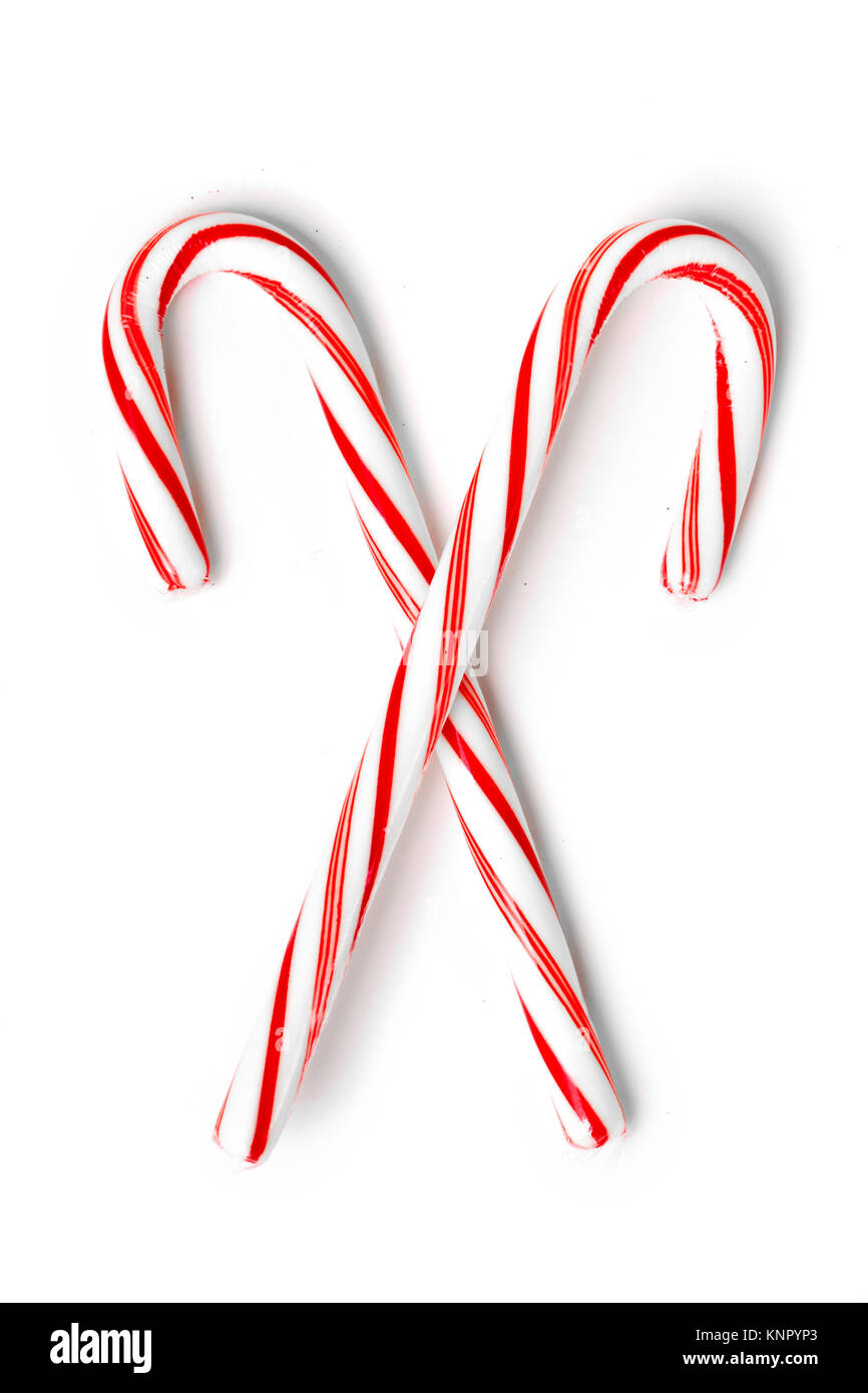 A lot of christmas candies isolated on white background Stock Photo - Alamy