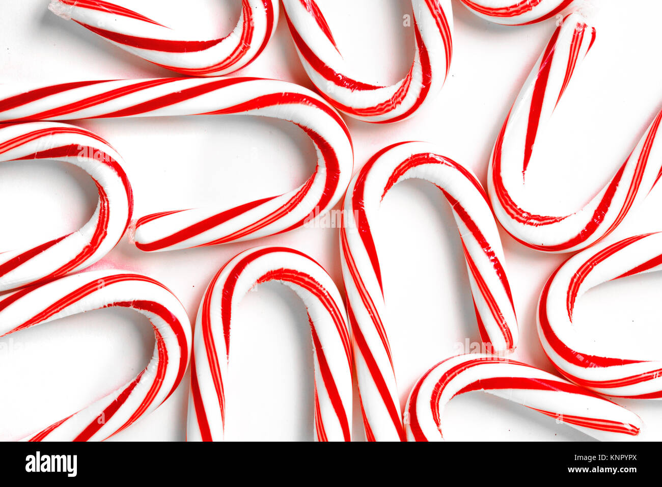 A lot of christmas candies isolated on white background Stock Photo - Alamy