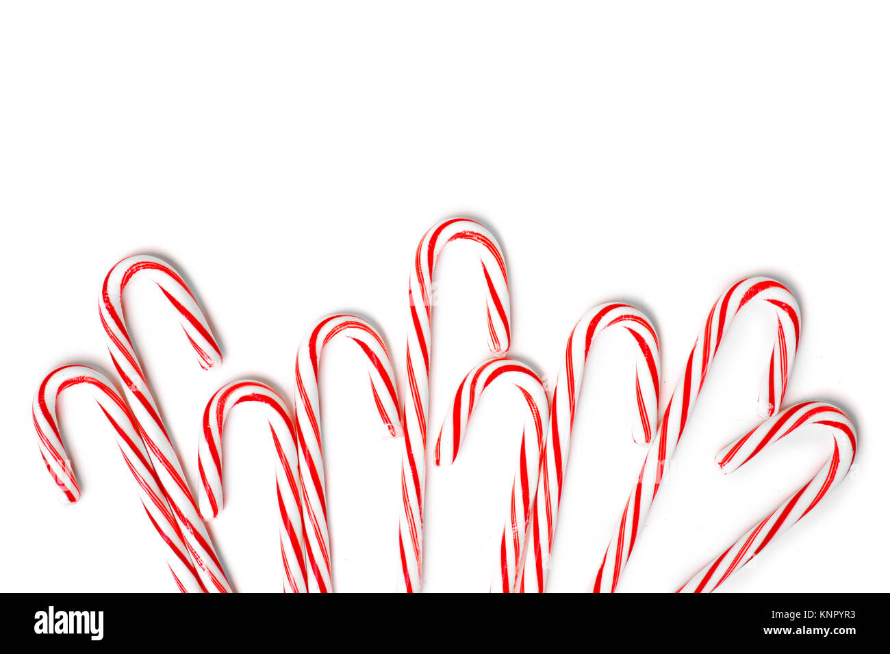 A lot of christmas candies isolated on white background Stock Photo - Alamy