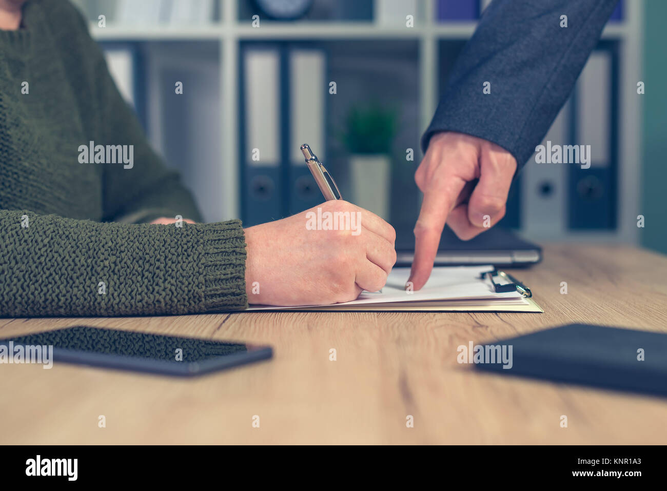 Employer Employee High Resolution Stock Photography and Images - Alamy