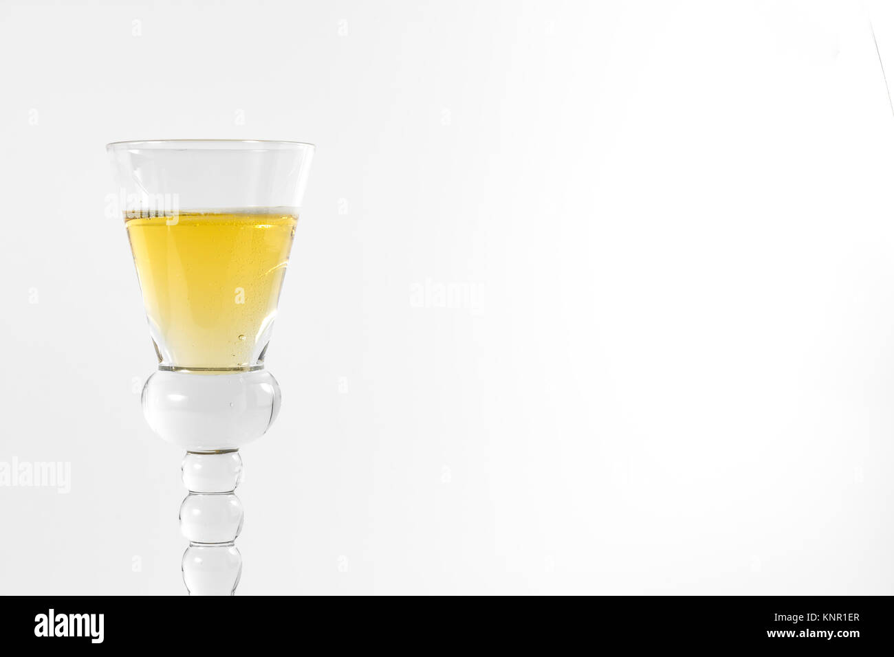 Single Shot Glass Wine Style Isolated White Background Triple Three ...