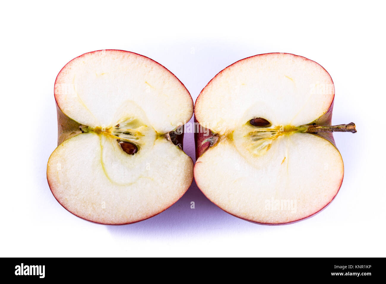 Bright Red Apple Cross Section Slice Cut Cross Section Inside Closeup ... Bright Red Apple Cross Section Slice Cut Cross Section Inside Closeup ...