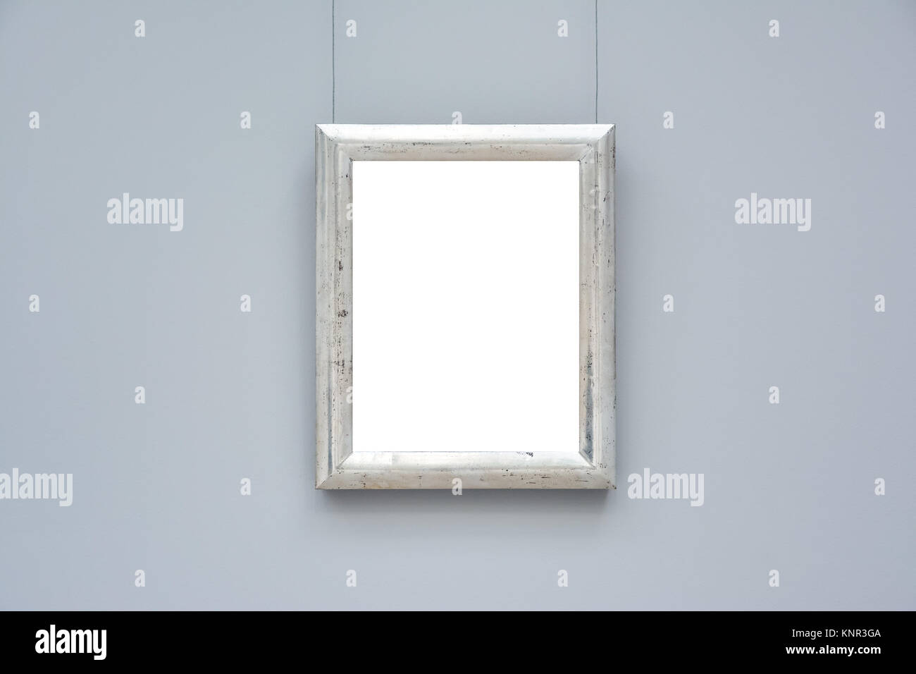 Art Museum Frame Wall Ornate Minimal Design White Isolated Clipping ...