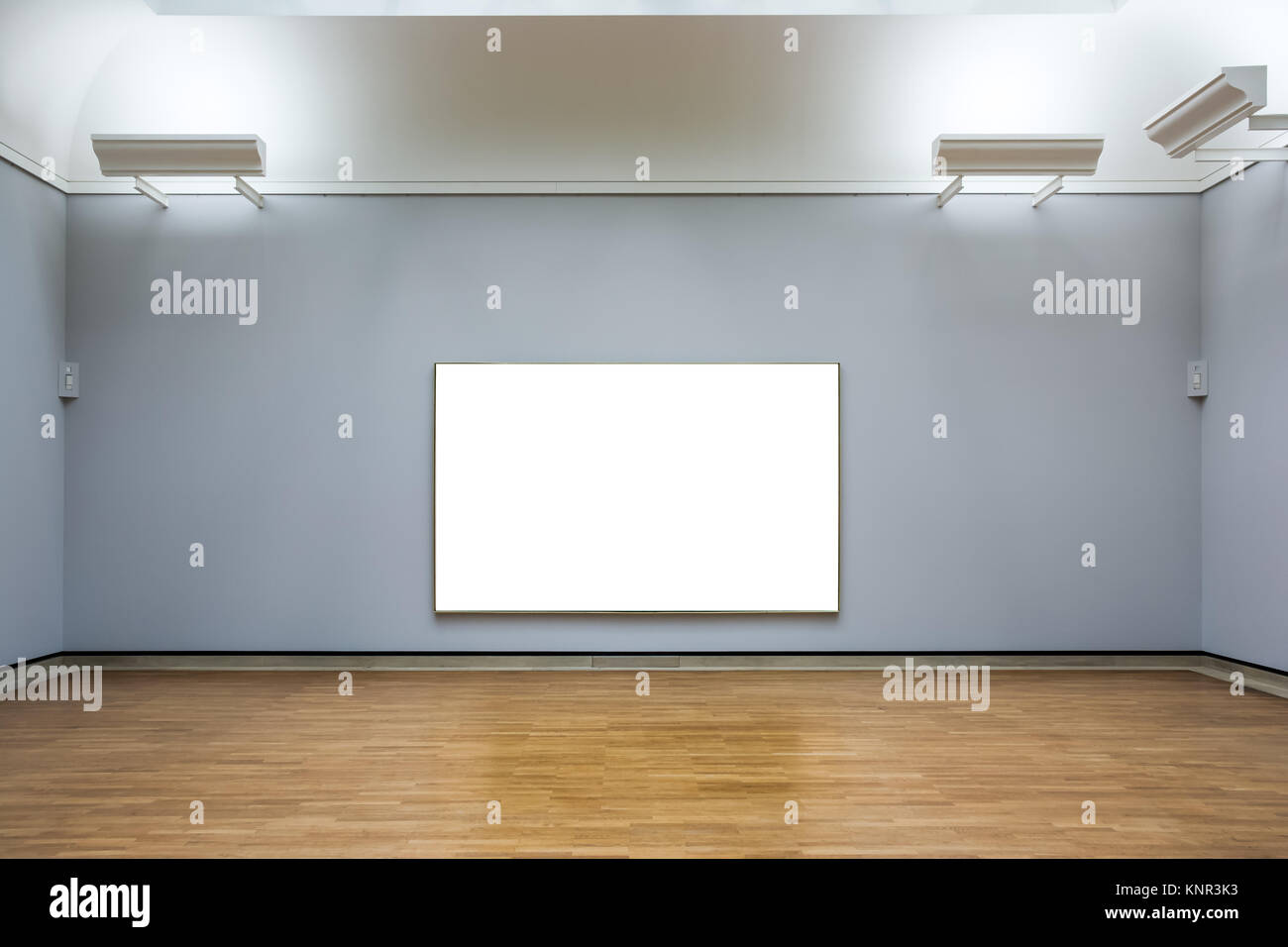 Art Museum Frame Wall Ornate Minimal Design White Isolated Clipping ...