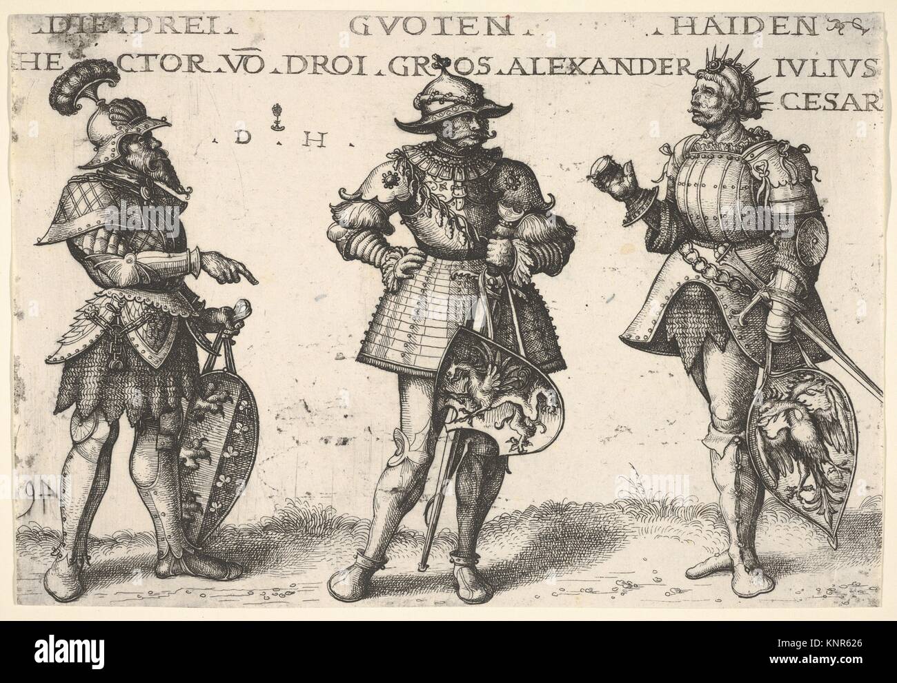 Three Worthy Pagans: Hector, Alexander the Great, and Julius Caesar ...