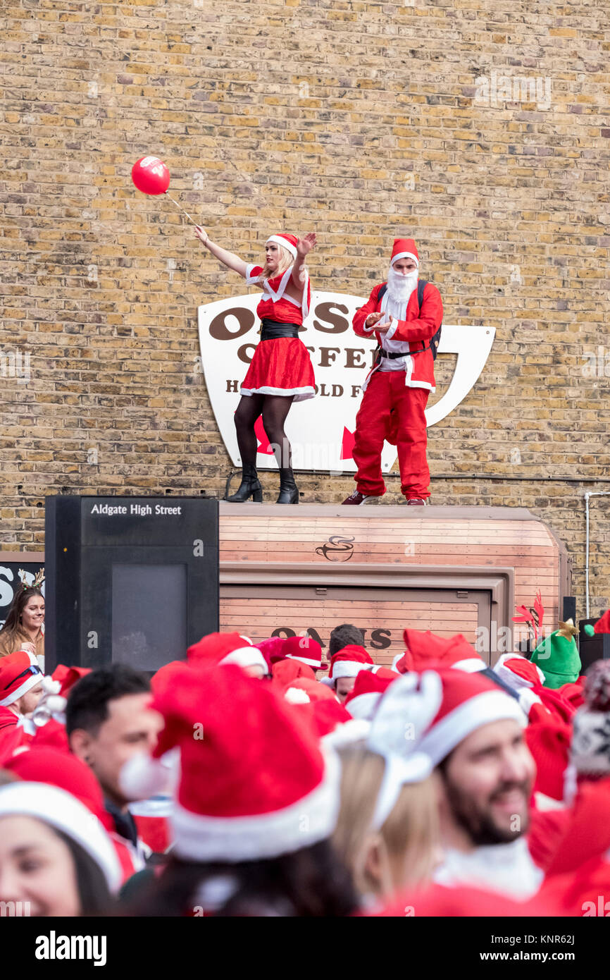 Santacon London 2017 Stock Photo - Alamy