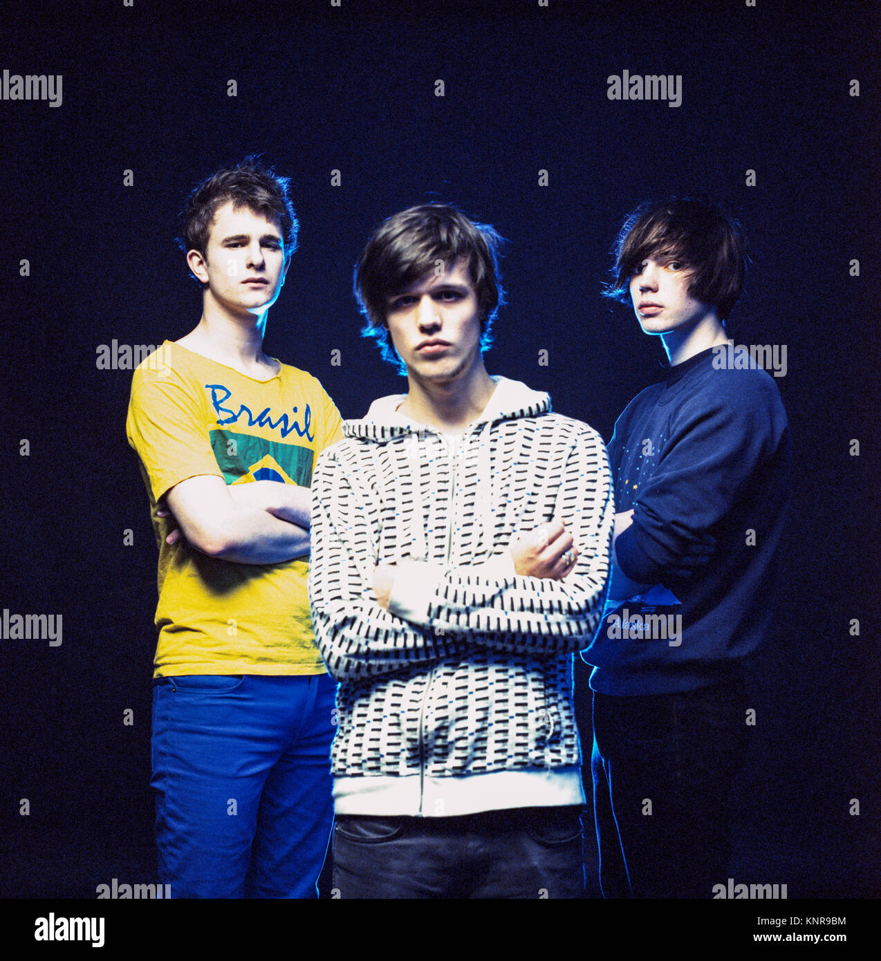 Fear of Flying band later to become White Lies, Photographed in Fulham ...