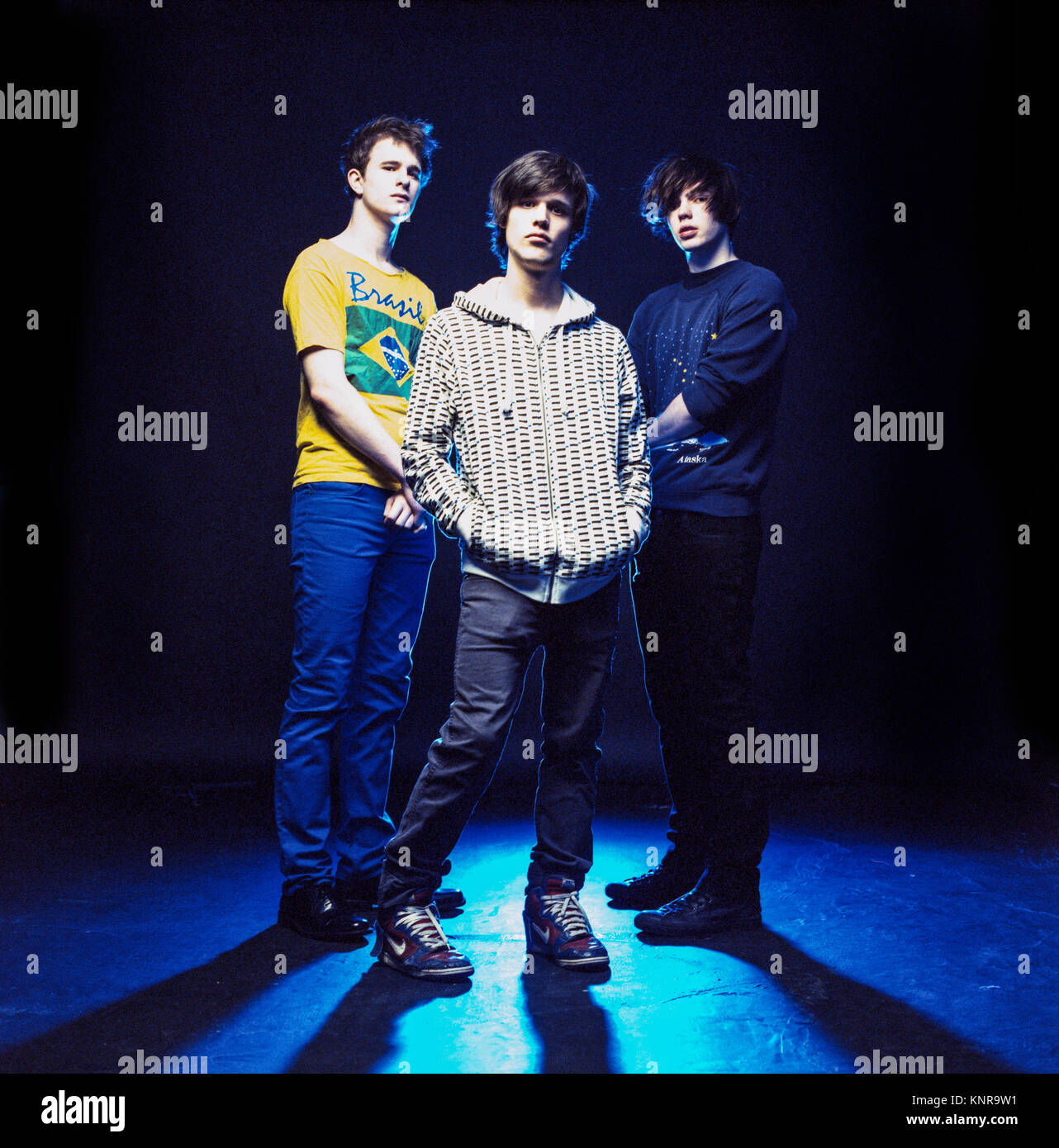 Fear of Flying band later to become White Lies, Photographed in Fulham ...