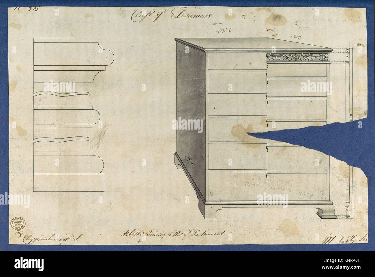 Chest drawers drawings hi-res stock photography and images - Alamy