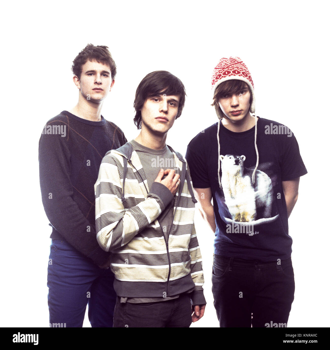 Fear of Flying band later to become White Lies, Photographed in Fulham ...