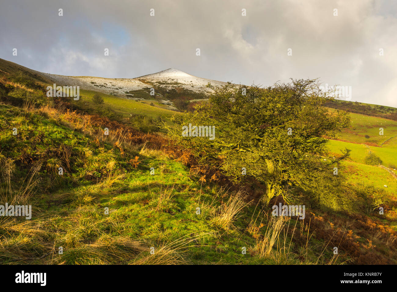 Lose Hill from near Losehill Farm, Peak District, Derbyshire, England ...