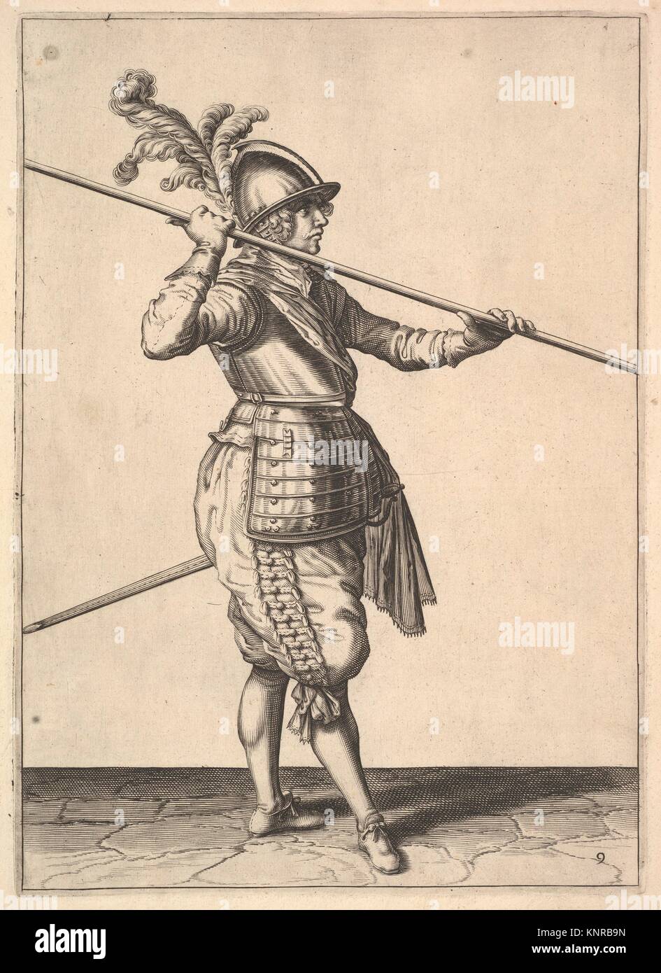 The second movement for bringing the pike on to the shoulder and ...