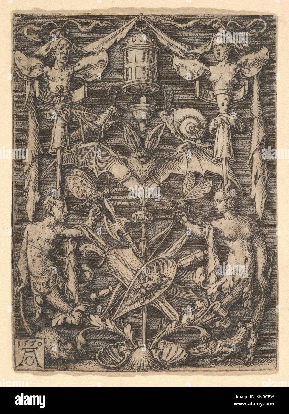 Grotesque Ornament Panel High Resolution Stock Photography and Images ...