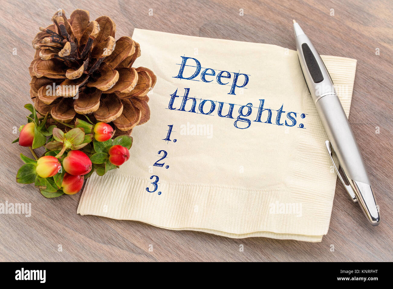 Deep thoughts hi-res stock photography and images - Alamy