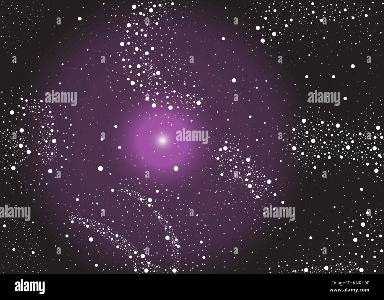 Colorful Pattern with shiny Stars. Part of Cosmos, Astronomy and Space ...