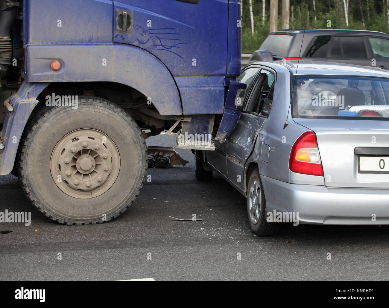 Truck and car crash hi-res stock photography and images - Alamy