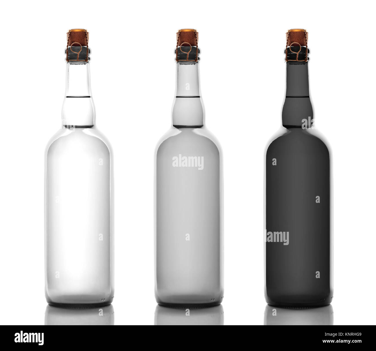 Set of gray ,glass bottles c tube, isolated on white background Stock ...