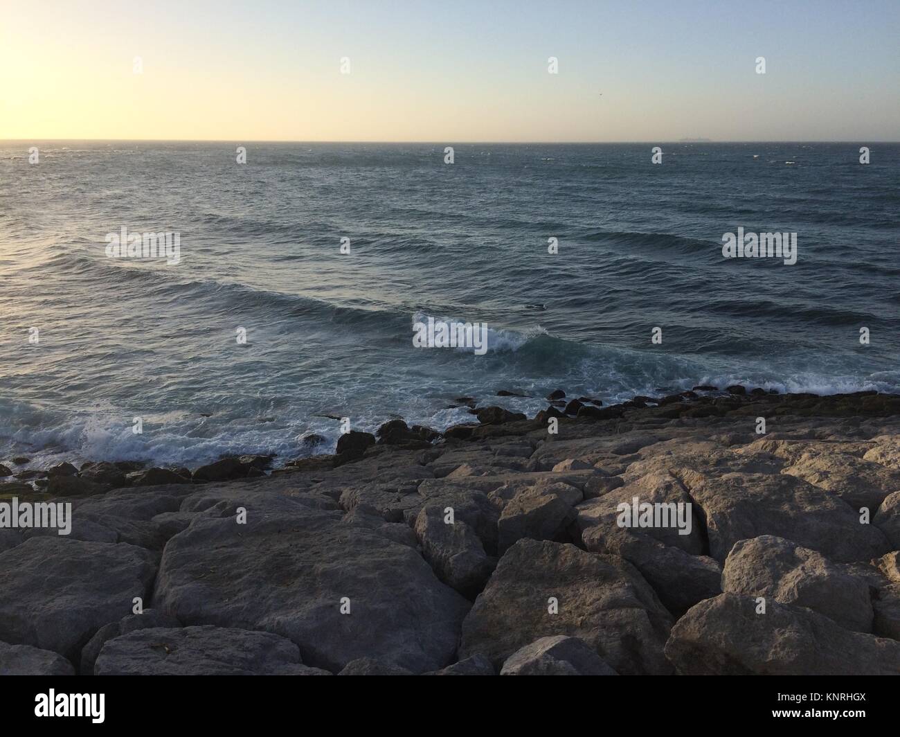 Beach in Tanger Morocco Stock Photo - Alamy