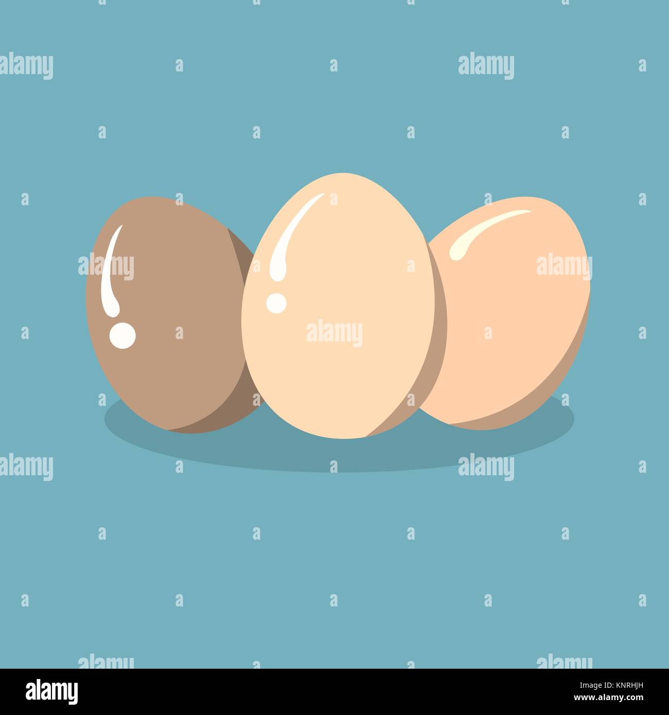 Three plastic egg Stock Vector Images - Alamy