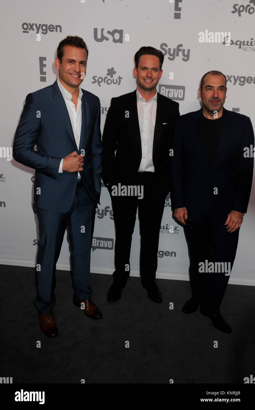 NEW YORK, NY - MAY 14: Patrick J. Adams, Rick Hoffman, Gabriel Macht ...