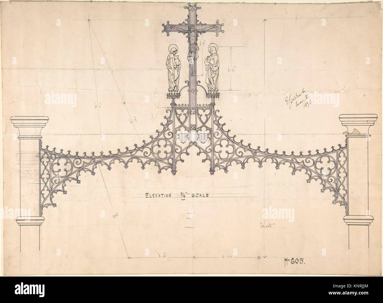 Rood screen drawing hi-res stock photography and images - Alamy