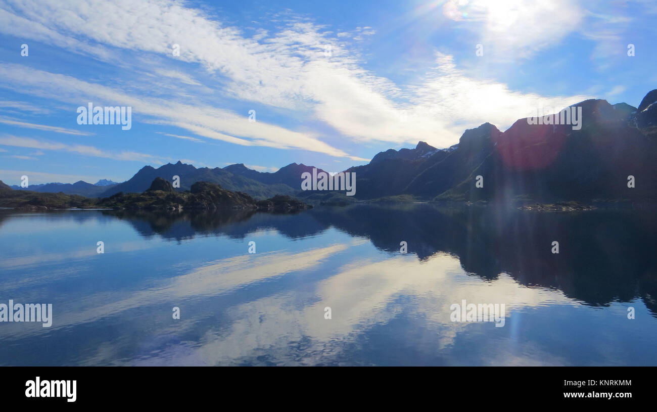 Beautiful reflection shot taken in Norway Stock Photo - Alamy