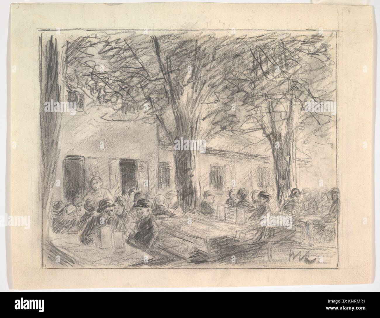 Drawing by max liebermann hi-res stock photography and images - Alamy