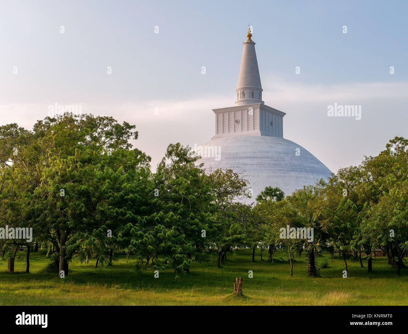 The Ruwanwelisaya Stupa Park in Anuradhapura, Sri Lanka Stock Photo - Alamy
