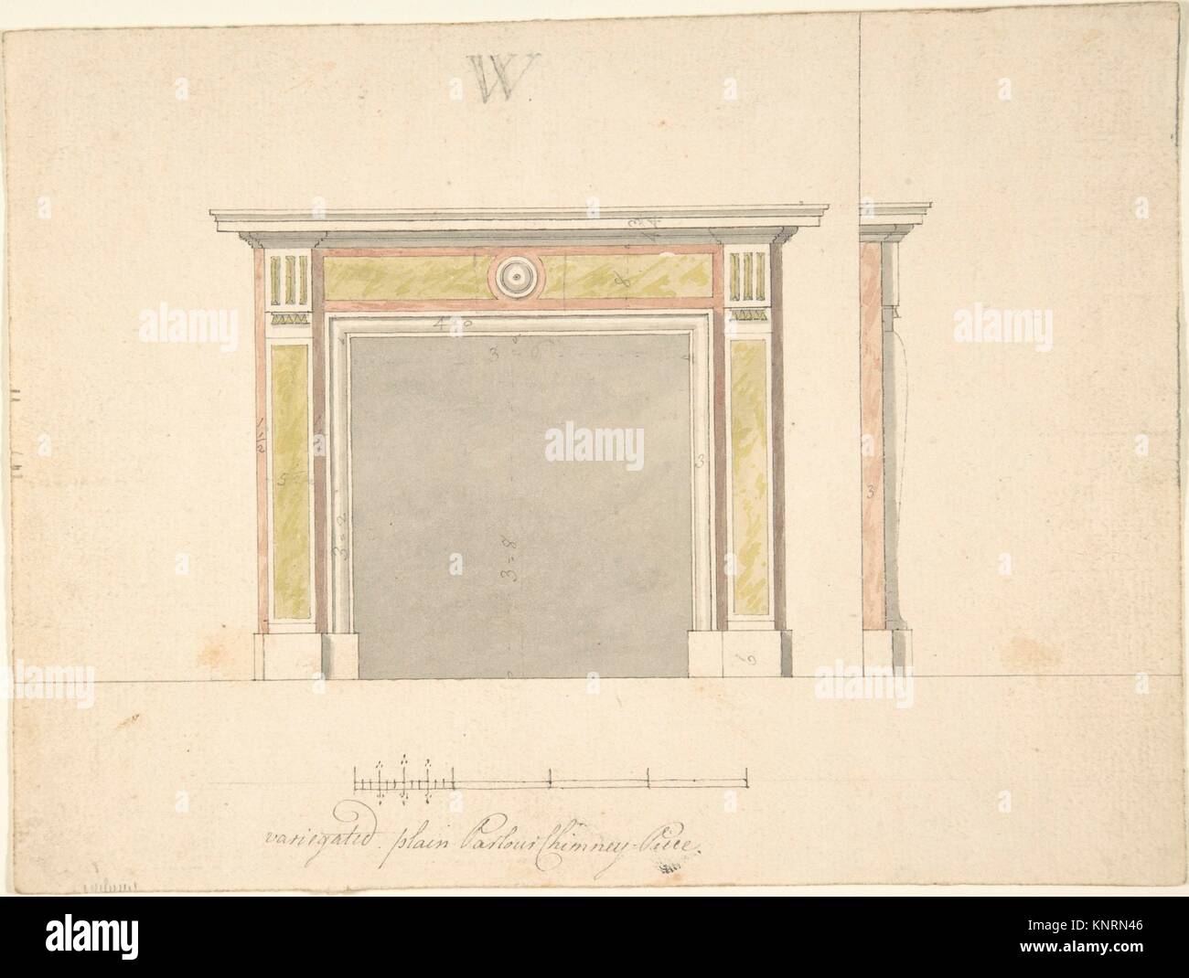 William chambers drawing hi-res stock photography and images - Alamy