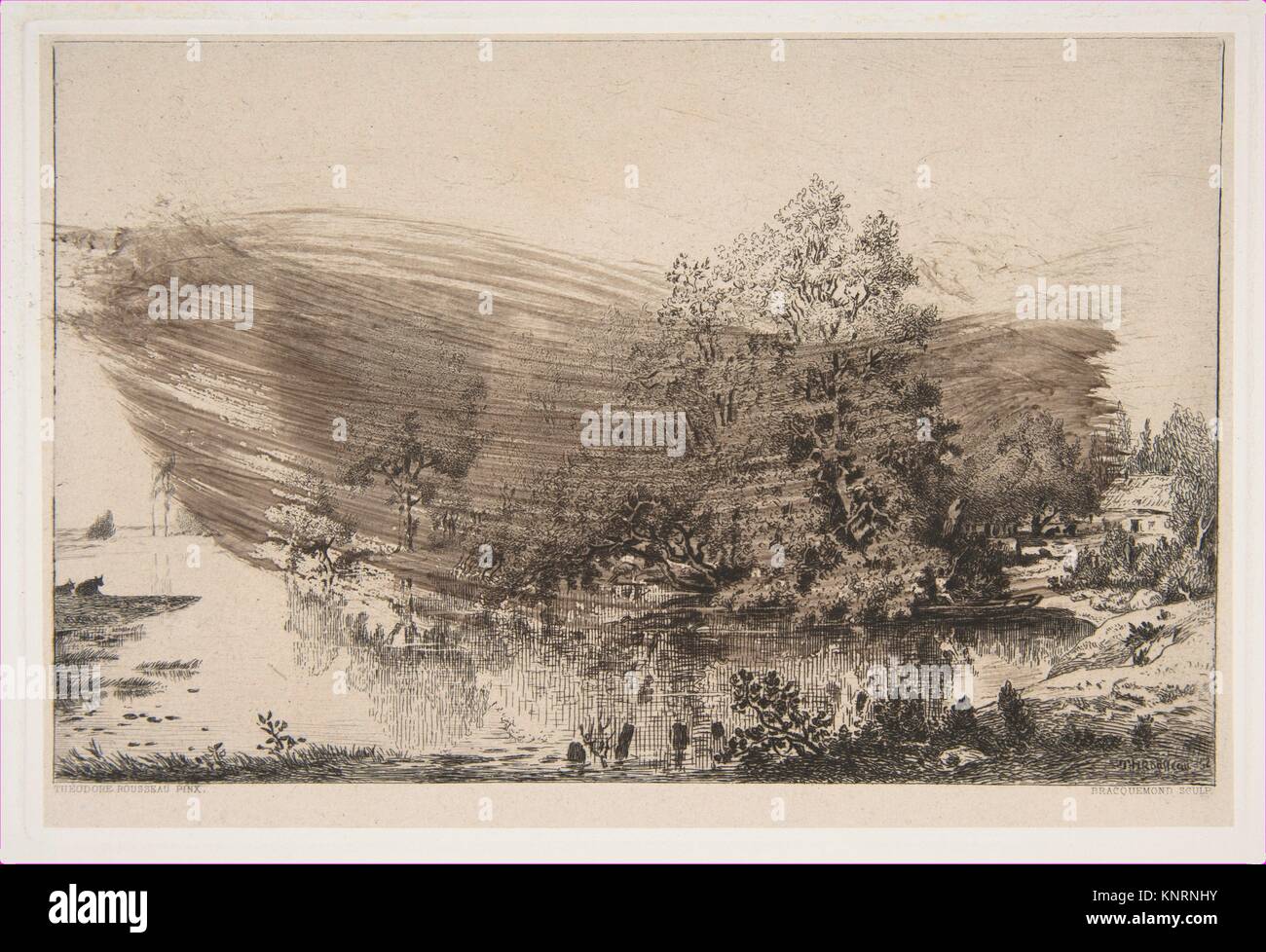 Théodore rousseau 1850 hi-res stock photography and images - Alamy