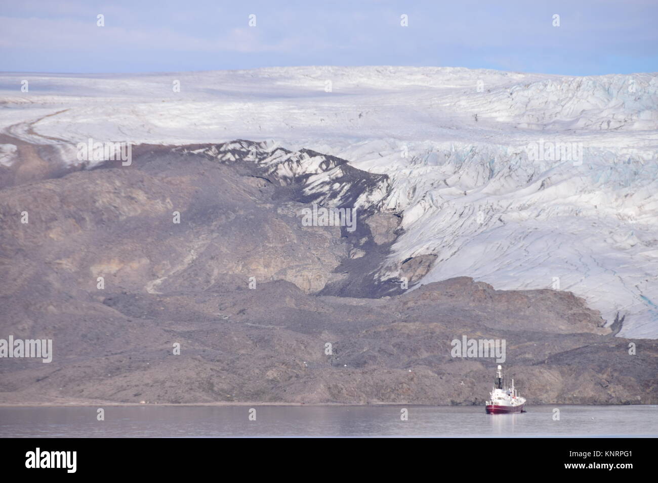 Nordenskjoldbreen Svalbard Spitzbergen Pyramiden Billefjorden Stock ...
