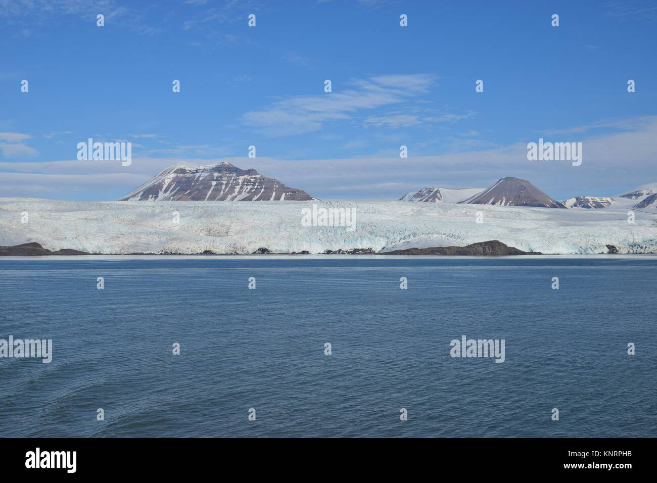 Nordenskjoldbreen Svalbard Spitzbergen Pyramiden Billefjorden Stock ...