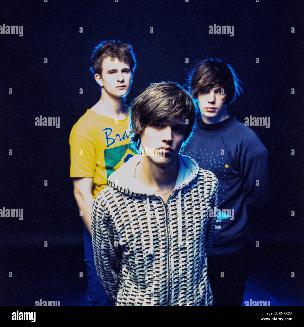 Fear of Flying band later to become White Lies, Photographed in Fulham ...